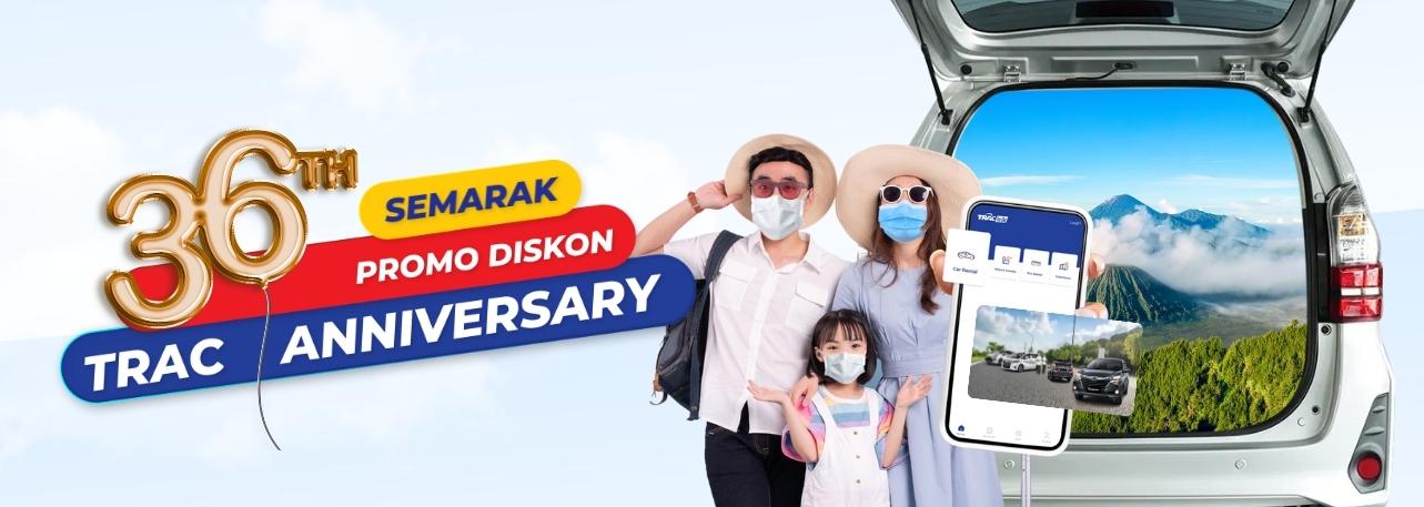 Diskon Rental Mobil Hingga Rp. 75.000/Hari Dengan Promo Ulang Tahun TRAC