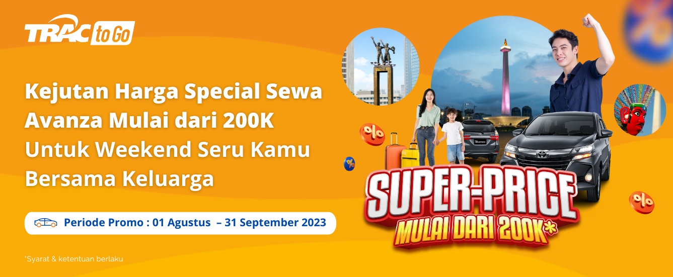 Weekend Special: Avanza Car Rental Starting From IDR 200,000