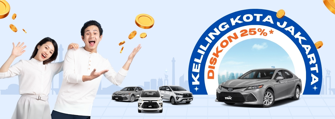 Get 25% OFF on Innova to Camry Car Rentals with TRAC